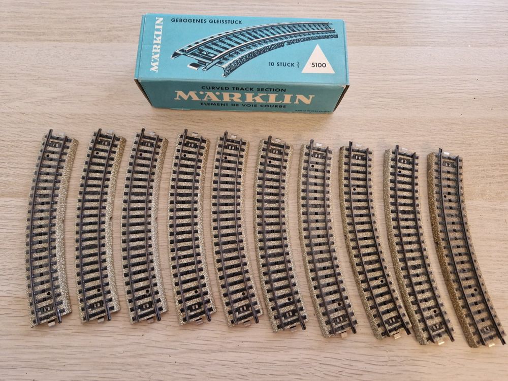 Märklin 10 x 5100 gebogenes gleis M H0 (2) | Kaufen auf Ricardo
