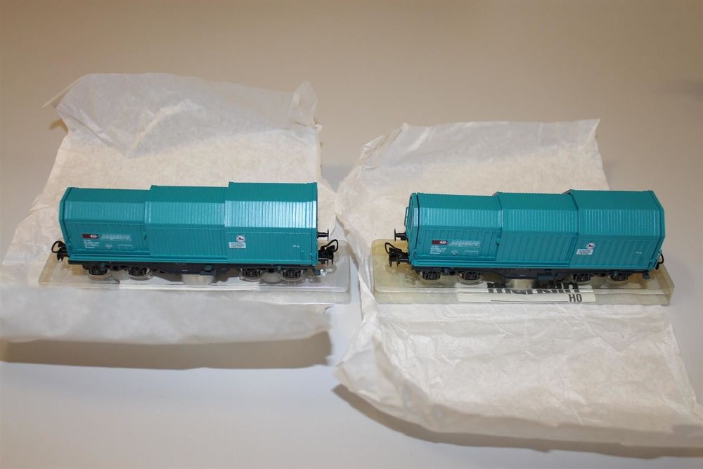 Märklin 2 x 4687 SBB Drehgestellwagen | Kaufen auf Ricardo