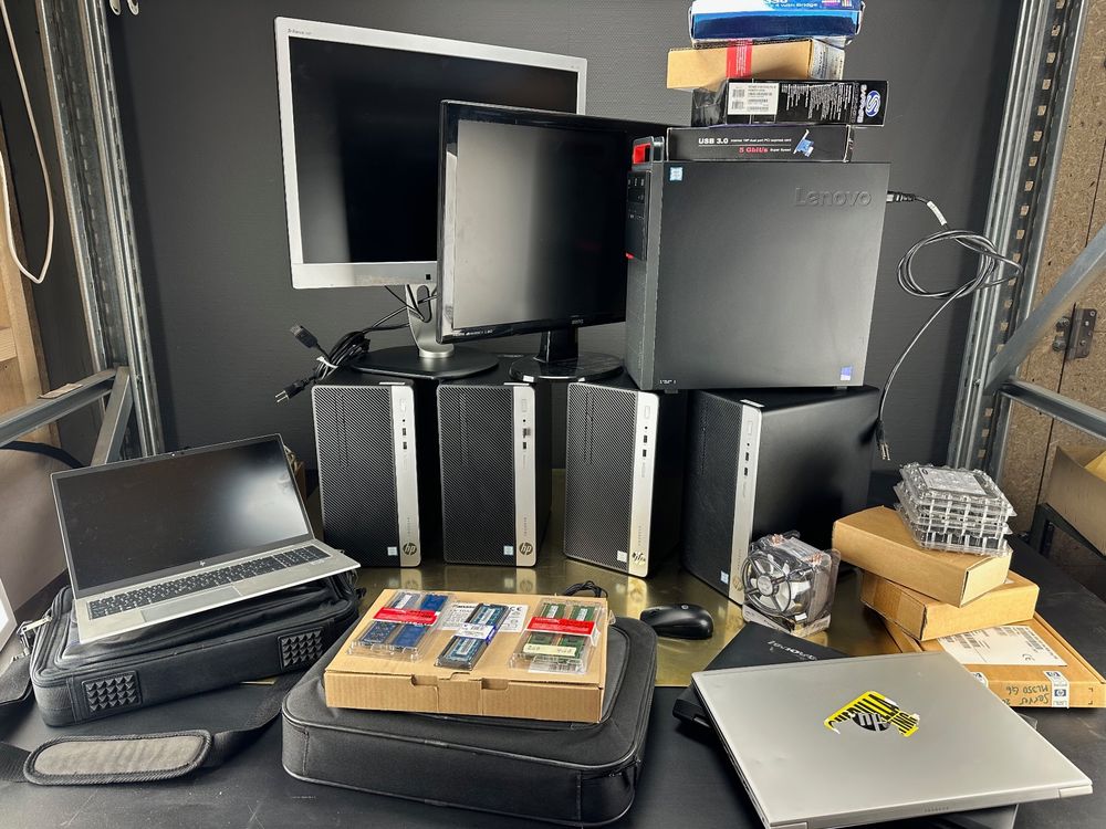 LIQUIDATION: 4x HP Pro DESK, Lenovo ThinkCentre , 3X Laptops (Gebraucht) in Laufenburg für CHF ...