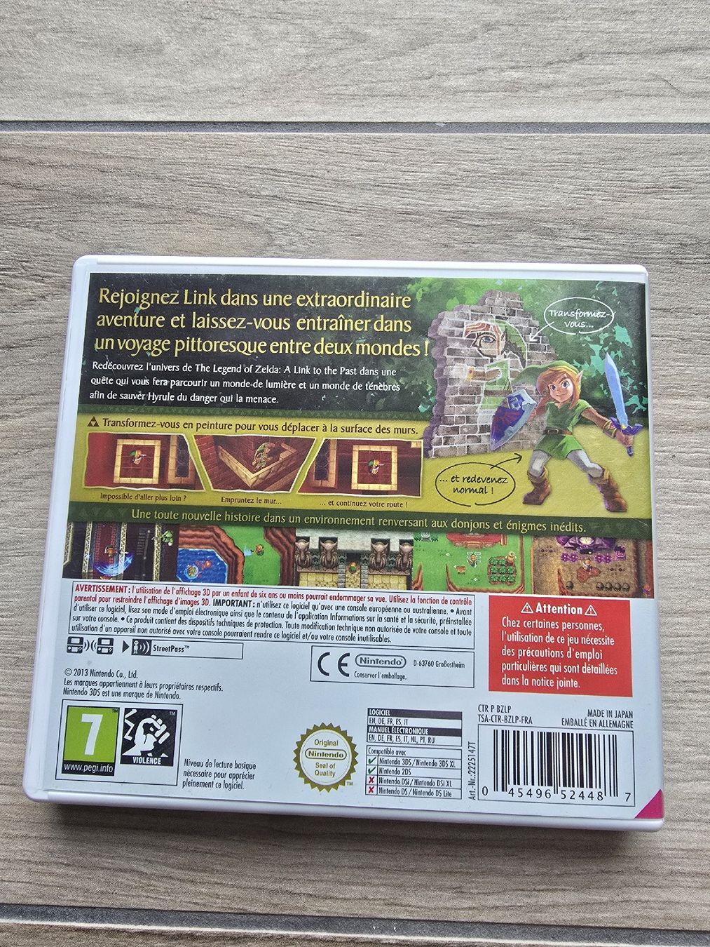 Zelda: A Link Between Worlds - Nintendo 3DS - Complet! (D'occasion) à ...