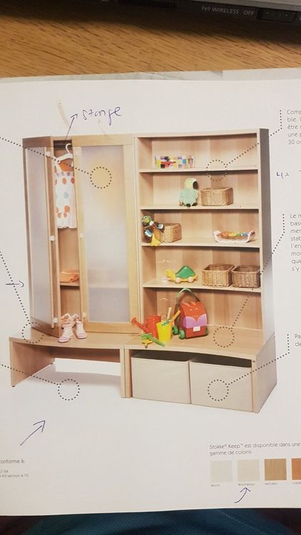 Kinderkleiderschrank Stokke Keep (Gebraucht) in Giffers für CHF 370 ...