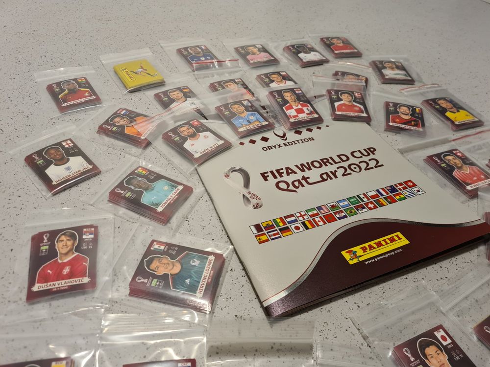 Qatar 2022 WM Panini Sticker komplett mit 6 Extra Sticker | Kaufen auf ...