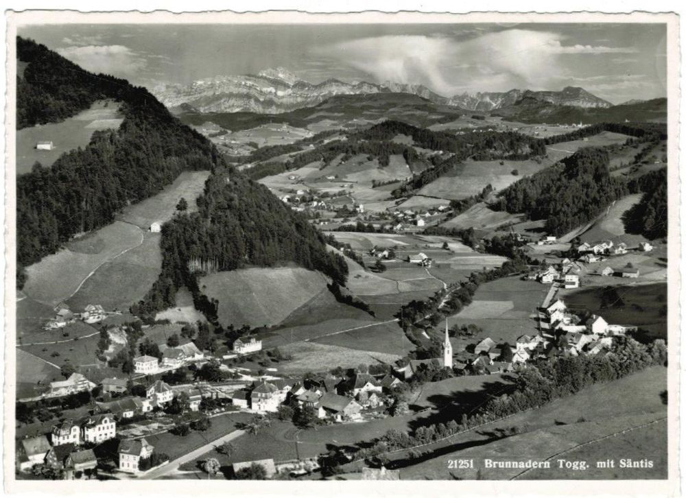 AK Brunnadern im Toggenburg 1943 (Gebraucht) in Zürich für CHF 2.5 – mit Lieferung auf Ricardo ...