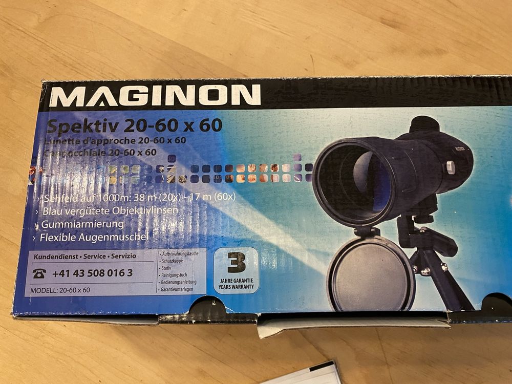 MAGINON Spektiv 20-60 x 60 | Kaufen auf Ricardo