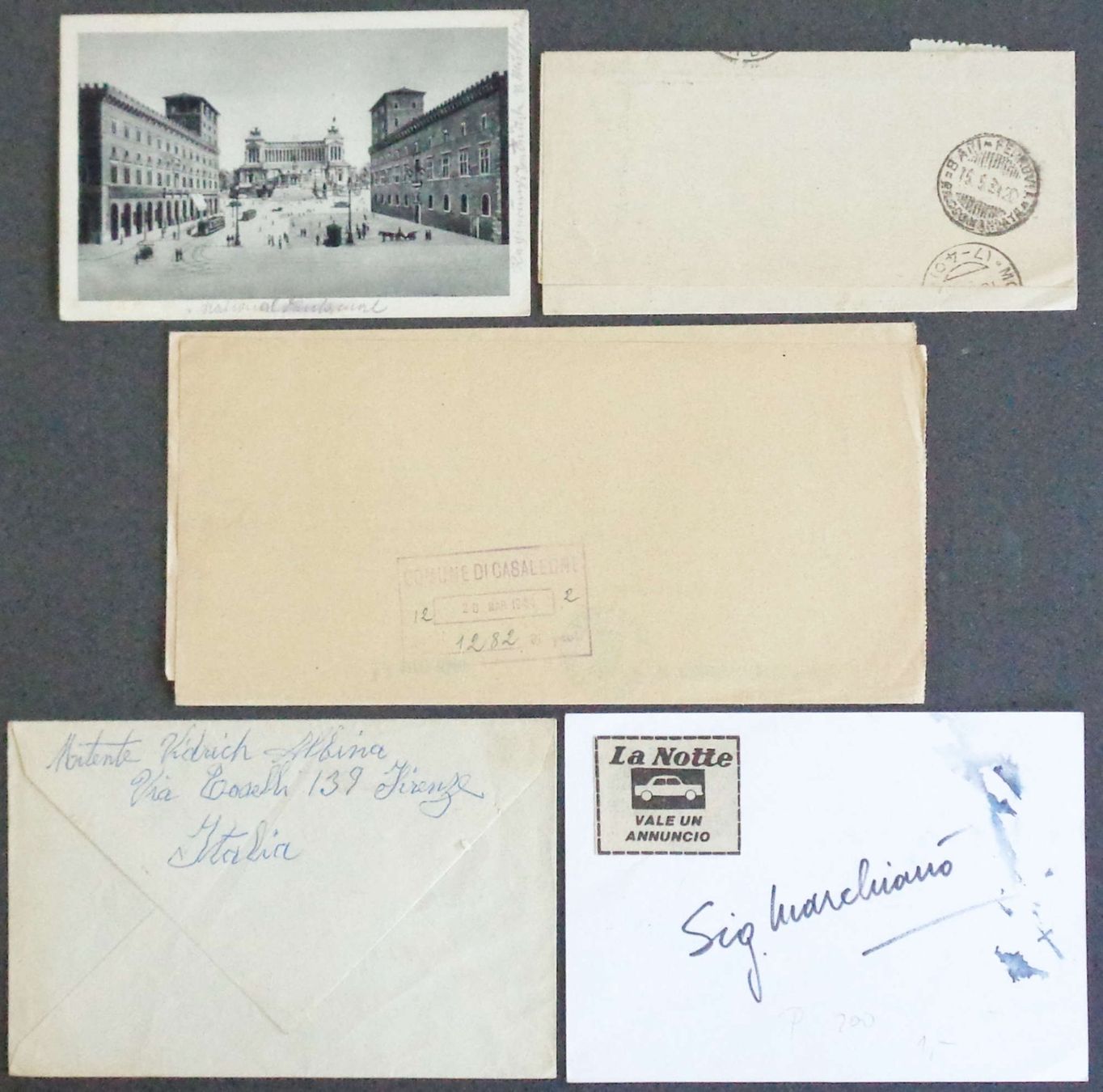 ITALIA: 5 Poststücke aus 1931–1984 (Gebraucht) in Zürich für CHF 1.5 – mit Lieferung auf Ricardo ...