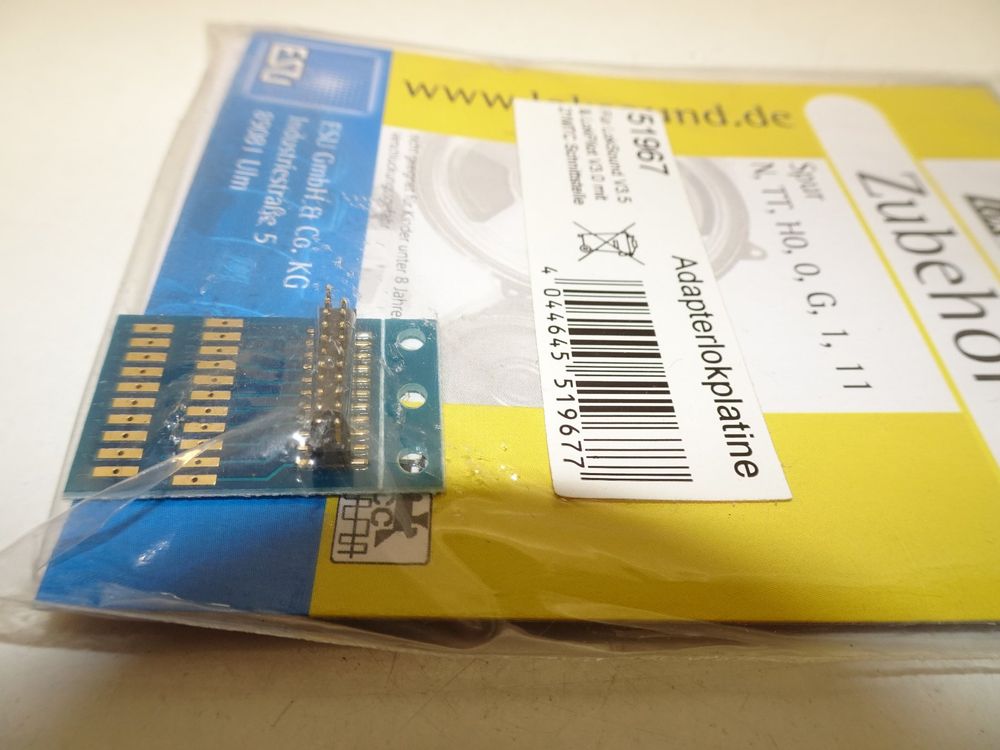 ESU Adapterlokplatine Digital 51967 | Kaufen auf Ricardo