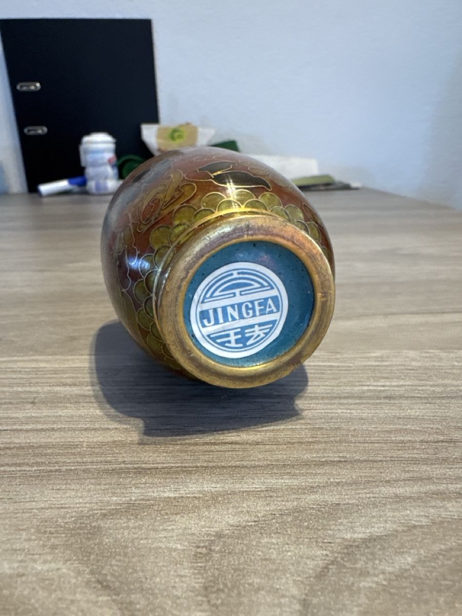 Vase Chinoise Cloisonnée Vintage - JINGFA (D'occasion) à Pâquier ...