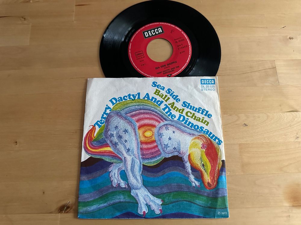 TERRY DACTYL AND THE DINOSAURS tolle Rock Single Top Kult 70 (Gebraucht ...