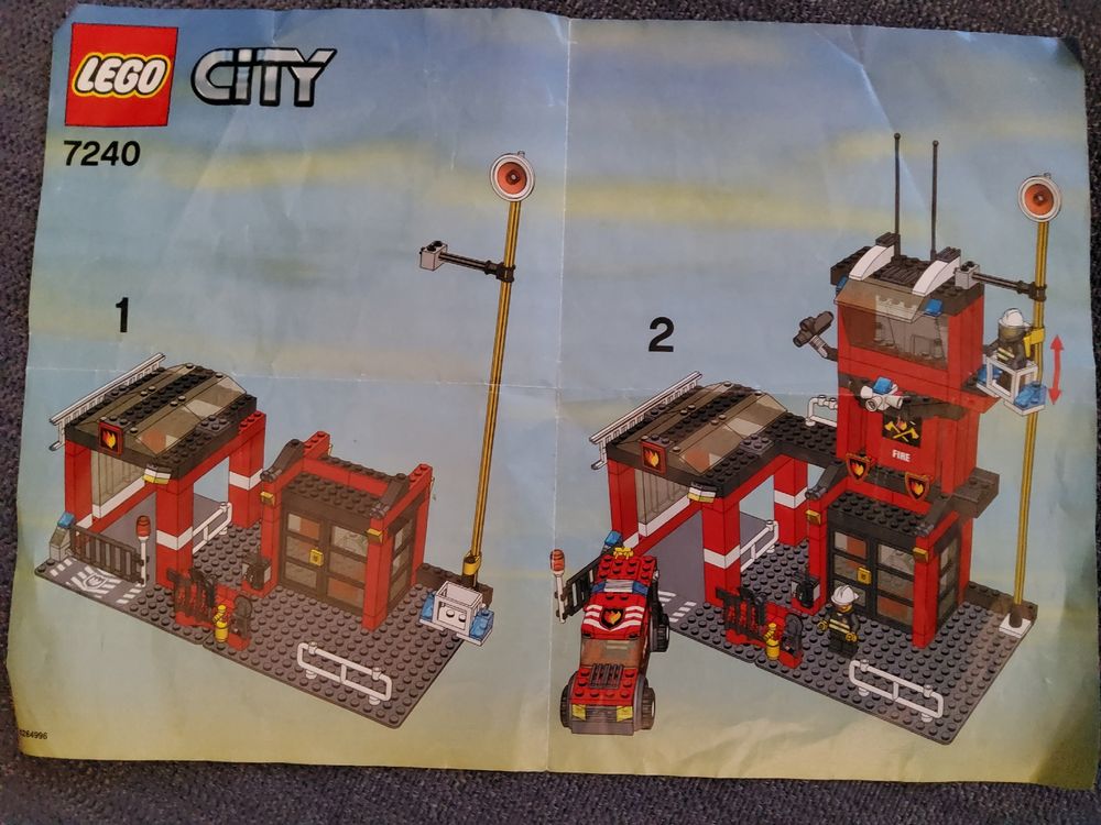 Lego City 7204, Feuerwehr Station (Gebraucht) in Hagenbuch ZH für CHF ...