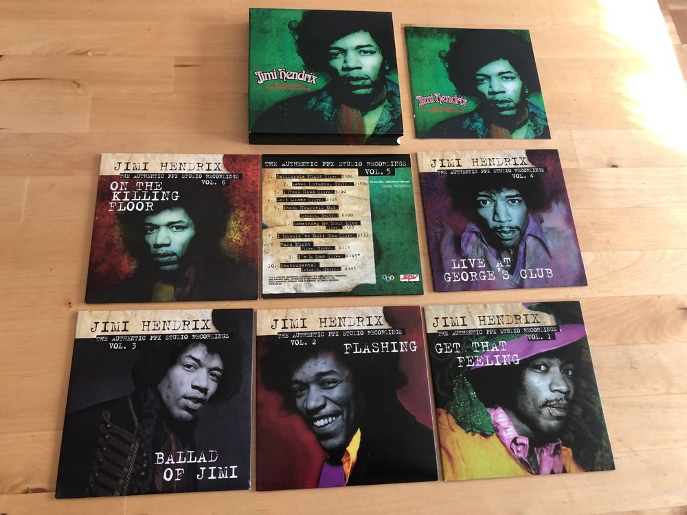 JIMI HENDRIX The complete PPX Studio recordings 6 CD Box rar (Gebraucht ...