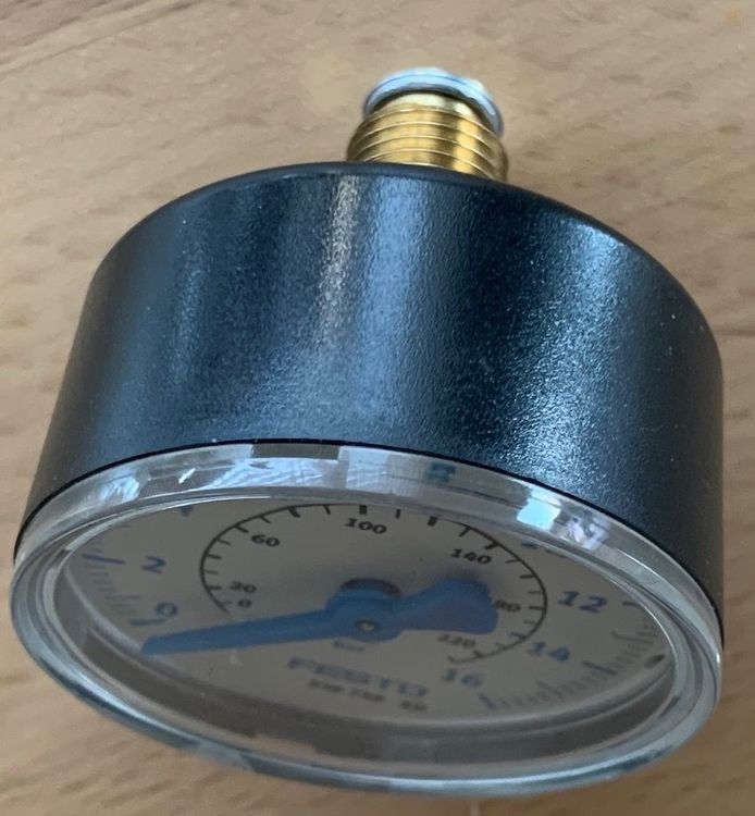FESTO Manometer 0 Bar - 16 Bar // 0 - 232 psi | Kaufen auf Ricardo
