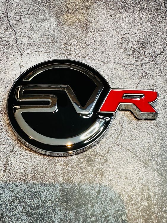 Range Rover SVR Emblem Schriftzug Logo aus Metall NEU (Neu und ...