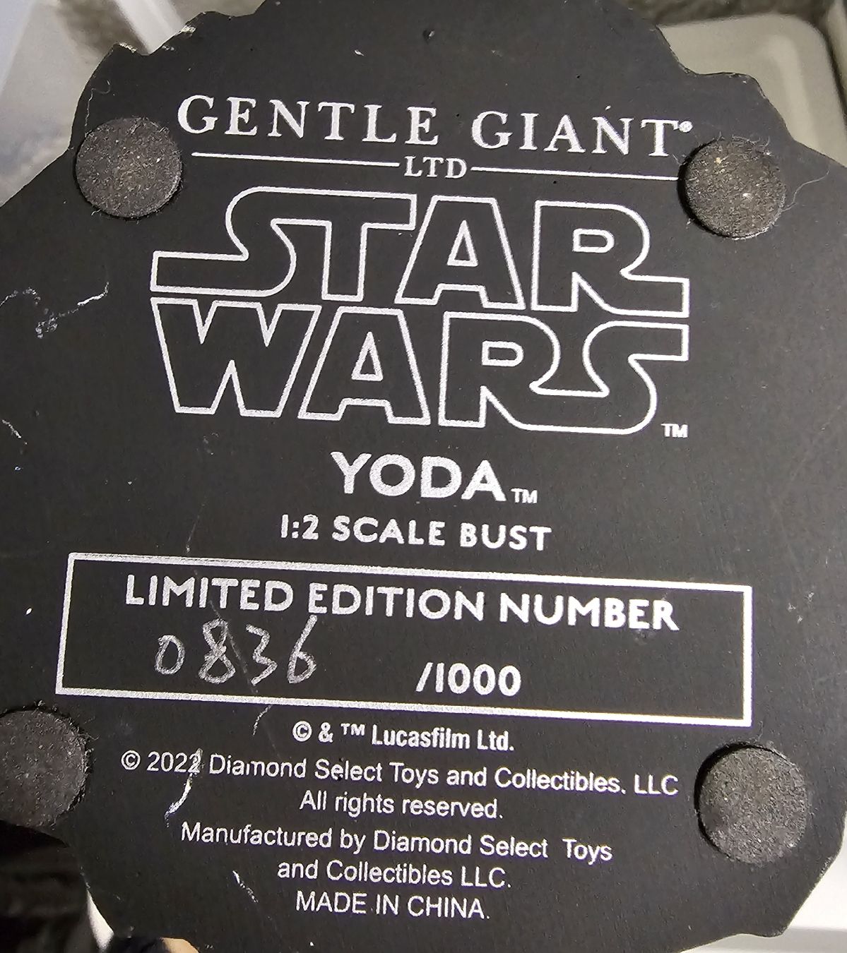 Star Wars Gentle Giant Yoda 1/2 Scale Büste (Neu (gemäss Beschreibung ...