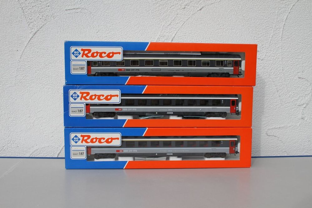 Roco 44669, 44770 u. 44771 SBB Wagen Set | Kaufen auf Ricardo