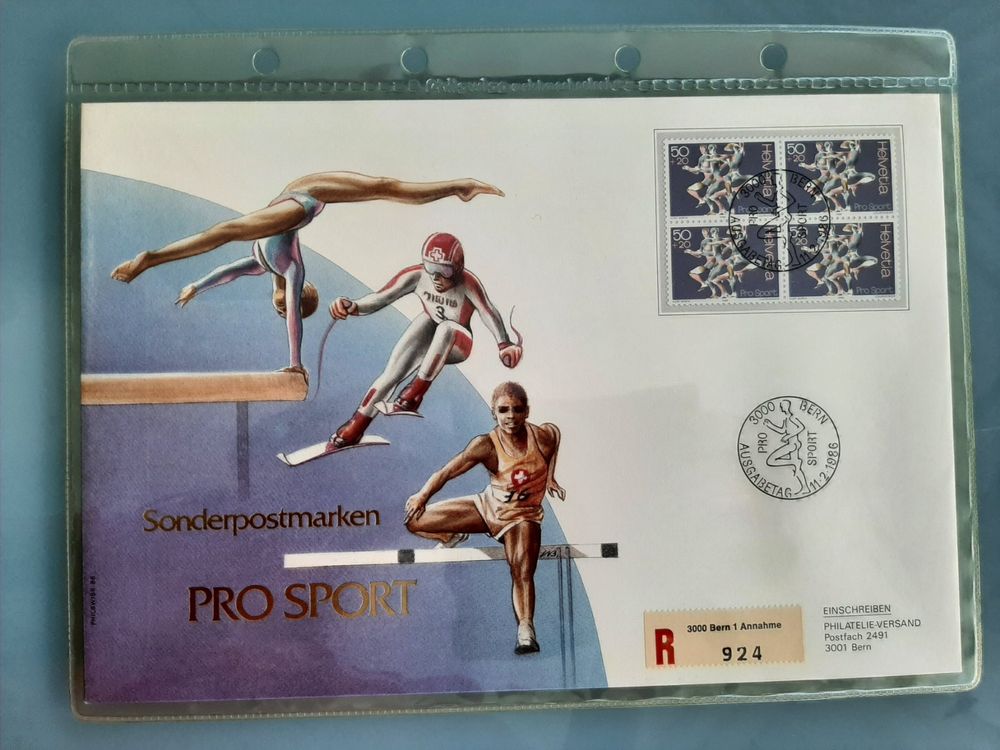 Grossbrief Philswiss 1986 Pro Sport Marke W65 | Kaufen auf Ricardo
