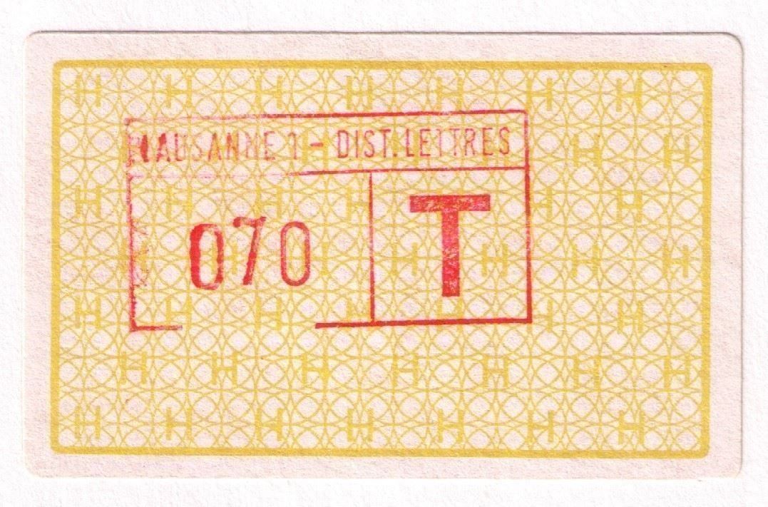 ATM 3_1980_ATM-Brief mit TAX-FREISTEMPEL Lausanne 1 ! (Gebraucht) in ...