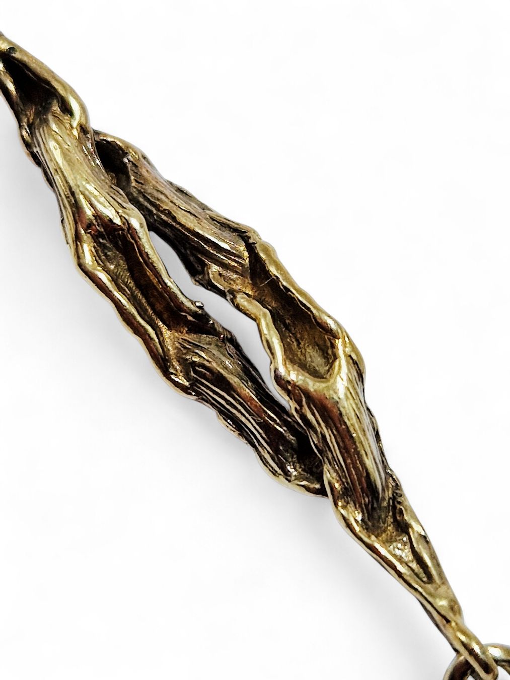 Collier Gilbert Albert maille froissé Argent 800 or vermeil (Gebraucht ...