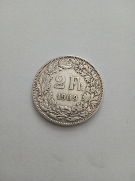 Zwei Franken 1909 | Kaufen auf Ricardo
