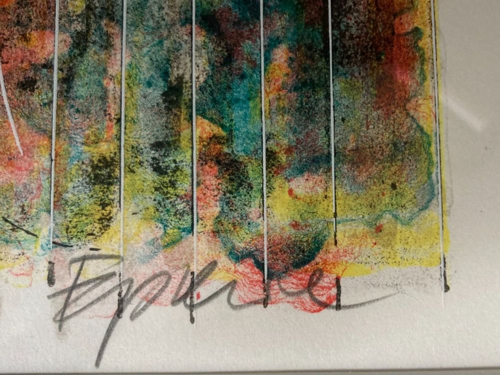 Farb - Lithographie Epreuve unleserlich signiert Pferde | Kaufen auf Ricardo