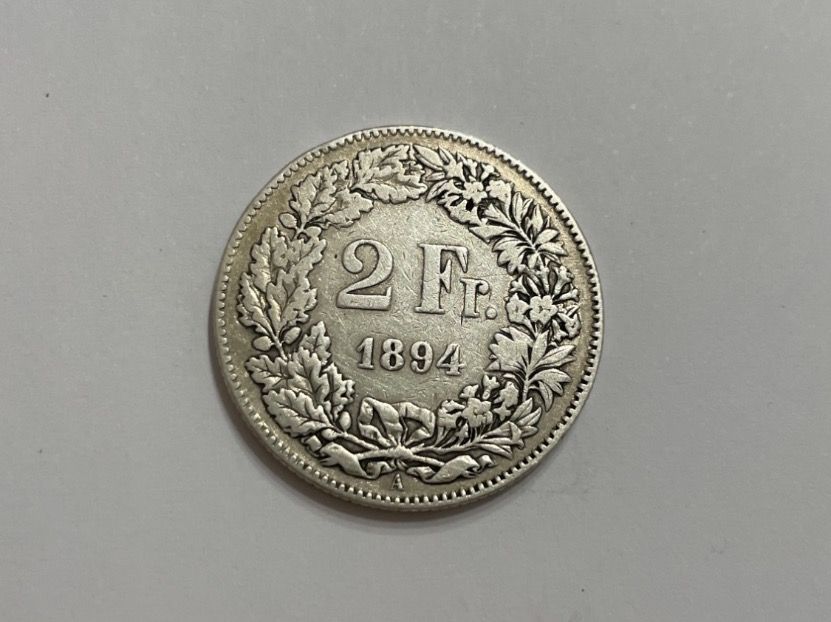 2 Franken Münze 1894 | Kaufen auf Ricardo