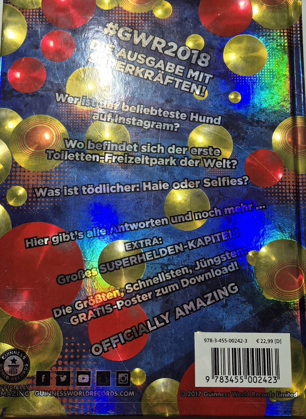 Guinness World Records 2018 - Das Buch der Rekorde 🥇 (Gebraucht) in ...