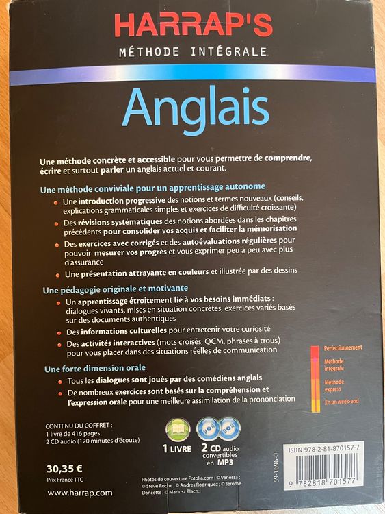 Harrap’s Anglais méthode intégrale (D'occasion) à Lausanne pour CHF 17 ...