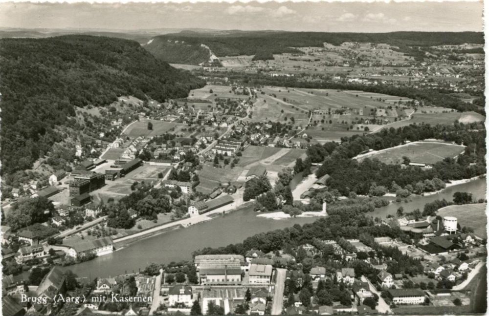 Brugg AG Flugaufnahme Nr.1948 , 1950 (Gebraucht) in Solothurn für CHF 12 – mit Lieferung auf ...