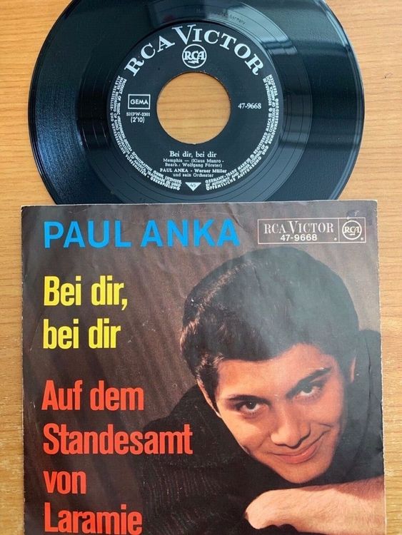 Paul Anka - Bei Dir, Bei Mir // 7" - 1. German-Pressing 1965 (Gebraucht ...