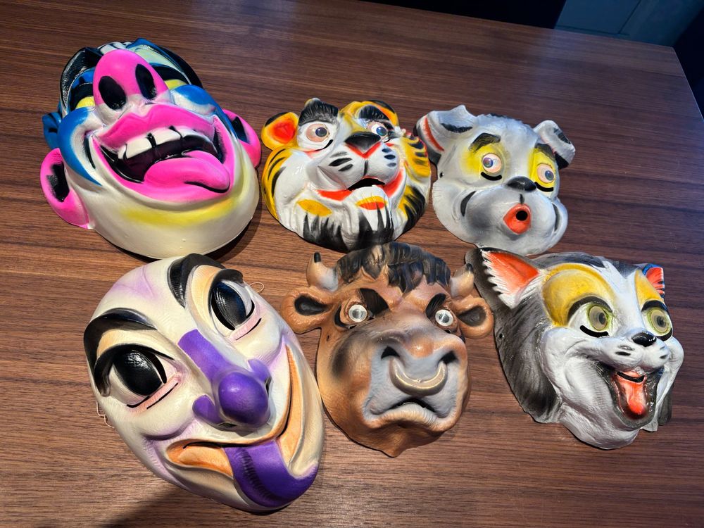 Fasnacht Masken 6 Stück (Gebraucht) in Laax GR für CHF 10 – mit ...