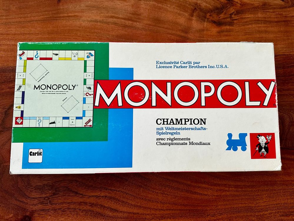 Monopoly Champion Spiel von Carlit 1978 (Gebraucht) in Arth für CHF 30 ...