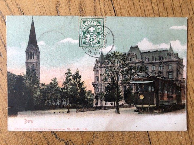 Antike Postkarte, Bern, Tram Länggasse, 1907 (Gebraucht) in Basel für CHF 12 – mit Lieferung auf ...