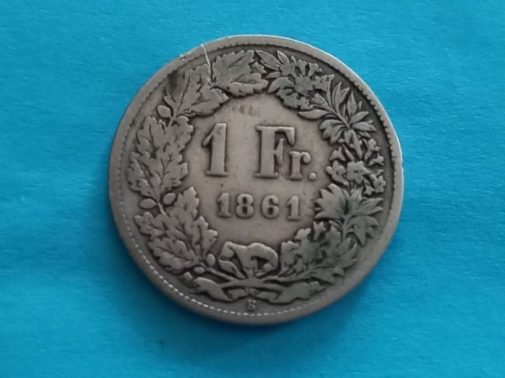 1 Franken 1861, Sitzende Helvetia | Kaufen auf Ricardo