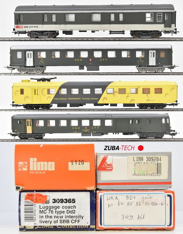 4x Lima EW I Personenwagen EW I SBB H0 GS mit OVP (Gebraucht) in St. Gallen für CHF 37 – mit ...