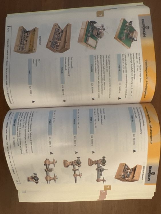 Bergeon Essentiel 10 Katalog, Uhrmacher Werkzeuge, Top! (56) (Gebraucht ...