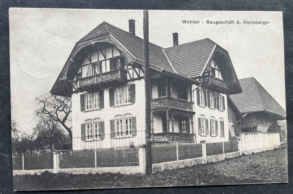 Wohlen BE / Baugeschäft A. Horisberger/ 1916 (Gebraucht) in Wabern für ...