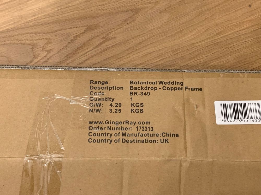 Ginger Ray Backdrop / Bogen für Fotos / Dekobogen (Gebraucht) in Signau ...