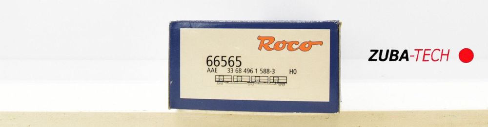 Roco 66565 Doppelcontainerwagen AAE H0 GS mit OVP (Gebraucht) in St ...