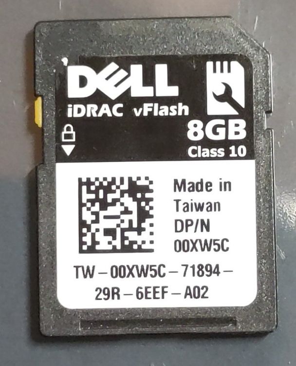 Dell iDRAC vFlash 8GB SD Card 0XW5C | Kaufen auf Ricardo