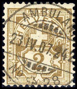 1906, Ziffermuster Nr. 80, mit Vollstempel AMBULANT 23.IV.07 | Kaufen auf Ricardo