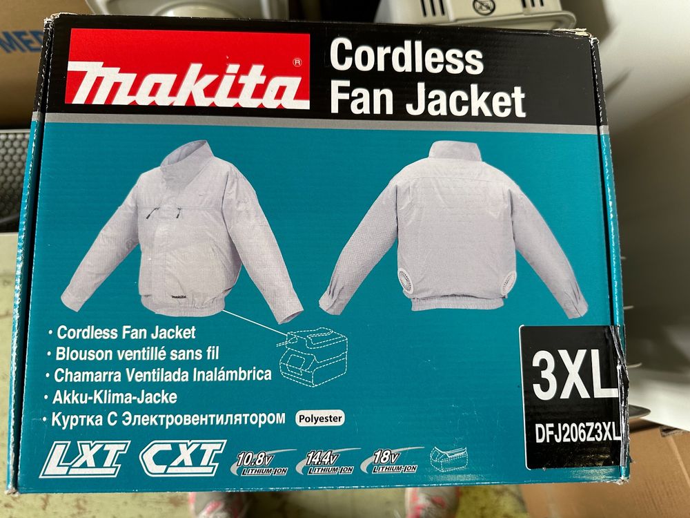 neue Makita Akku-Klima-Jacke Grösse 3XL (Neu und originalverpackt) in ...