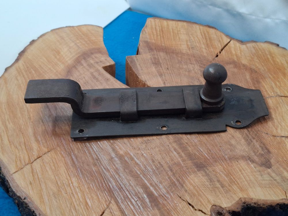 1 antiker schöner Tür Stossriegel, 16cm, Eisen (3815#TBS1) (Gebraucht ...