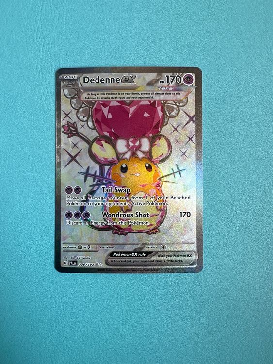 Pokemon Paldea Evolved Dedenne EX Selten Fullart EX Top (Gebraucht) in ...
