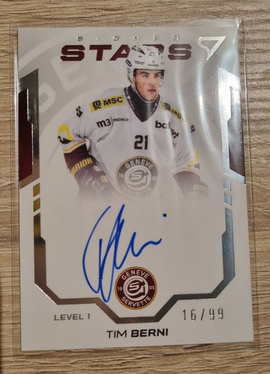 Tim Bern GSHC Signed Stars Sportzoo Nationalleague | Kaufen auf Ricardo
