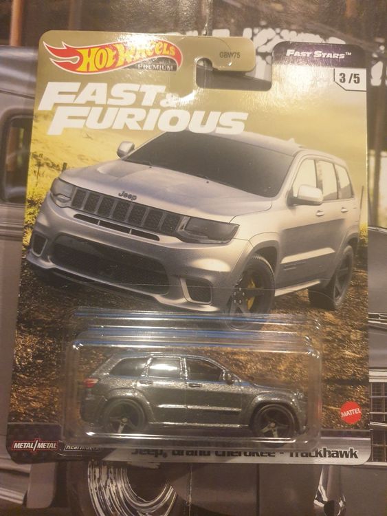 Hot Wheels JEEP GRAND CHEROKEE TRACKHAWK (Neu und originalverpackt) in ...