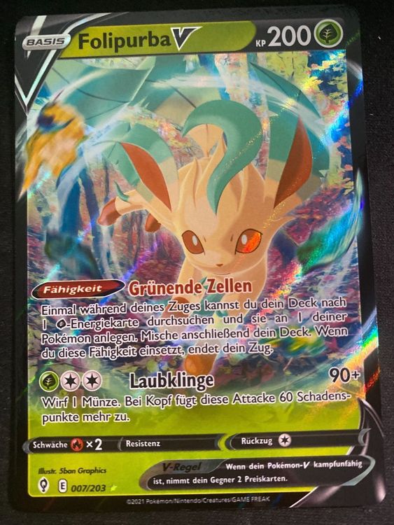 Pokemonkarte Folipurba V | Kaufen auf Ricardo