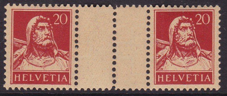 Zusammenh. Wert - leeres Feld-senkrecht perforiert - S39 ** (Neu und originalverpackt) in Lausen ...