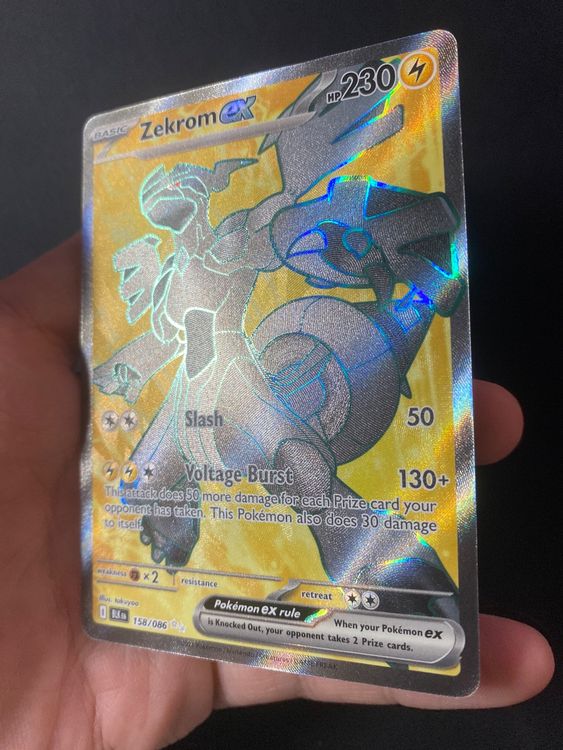 Zekrom ex 158 - Ultra Rare - Black Bolt - 🇺🇸 (Neu (gemäss Beschreibung ...