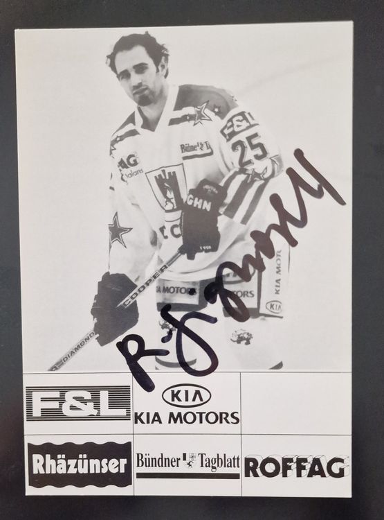 Ricacardo Signorell orig. Autogrammkarte inkl. Signatur (Gebraucht) in ...