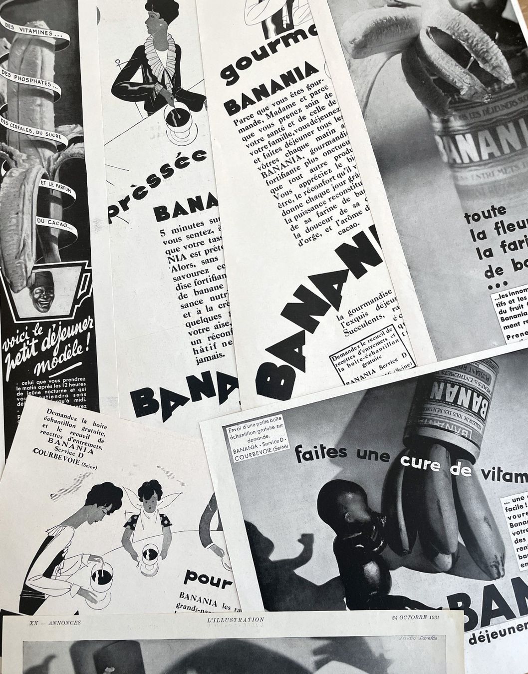 Banania - 7 Alte Werbungen / Anciennes publicités 1930/38 (Gebraucht ...