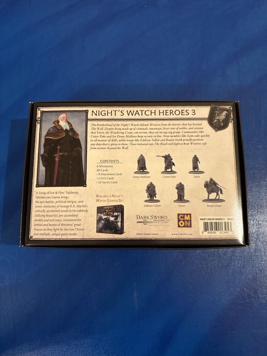 Night's Watch Heroes 3- A Song of Ice and Fire (Neu und ...